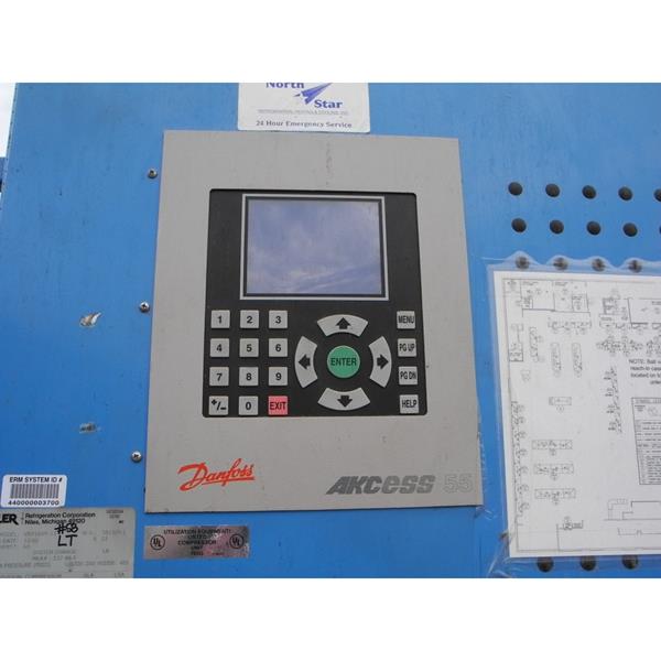 110 HP Low Temperature Screw Compressor Rack Package (#58) (110 HP ...