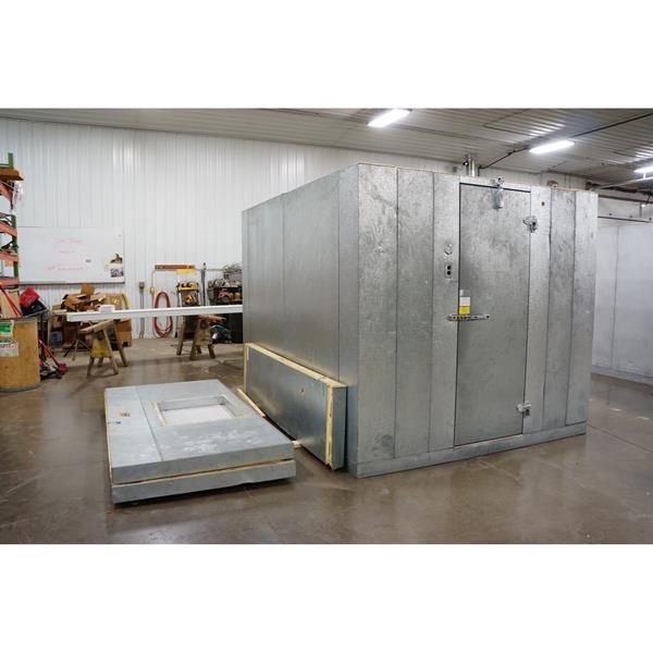 8' x 10' x 7'7"H (9'7"H w-unit) Norlake Walk-in Freezer (80 Sq. Ft ...