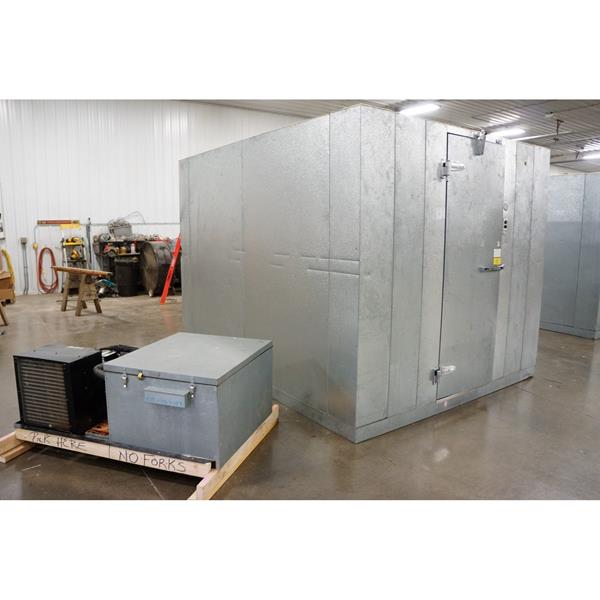 8' x 10' x 7'7"H (9'7"H w-unit) Norlake Walk-in Freezer(P) (80 Sq. Ft ...