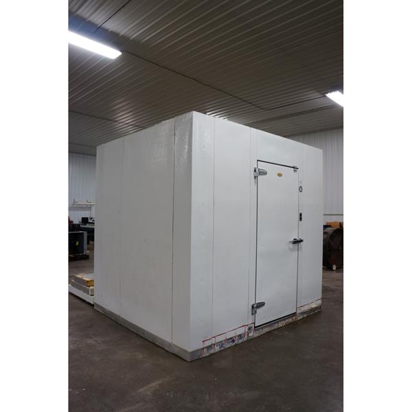 7'9" x 8'8" x 8'7"H WA Brown Walk-in Freezer with Floor (67 Sq. Ft ...