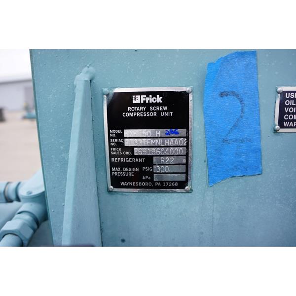 Frick Screw Compressor Package (#256) (100 HP) | Barr Commercial ...
