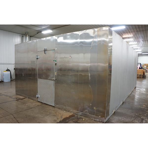 15'5" x 22'1"' x 8'6"H Kolpak Walk-in Freezer with Floor (340 Sq. Ft ...
