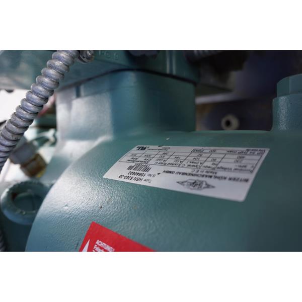 100 HP Low Temperature Screw Compressor Rack Package (#205). (100 HP ...