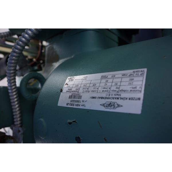 100 HP Low Temperature Screw Compressor Rack Package (#205). (100 HP ...