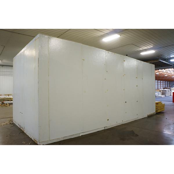 12' x 24'6" x 10'8"H Hussmann Walk-in Freezer with Floor (294 Sq. Ft ...