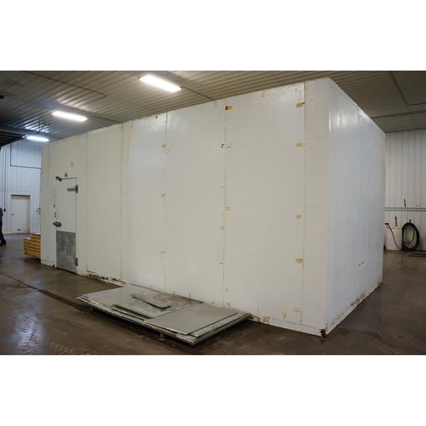 12' x 24'6" x 10'8"H Hussmann Walk-in Freezer with Floor (294 Sq. Ft ...