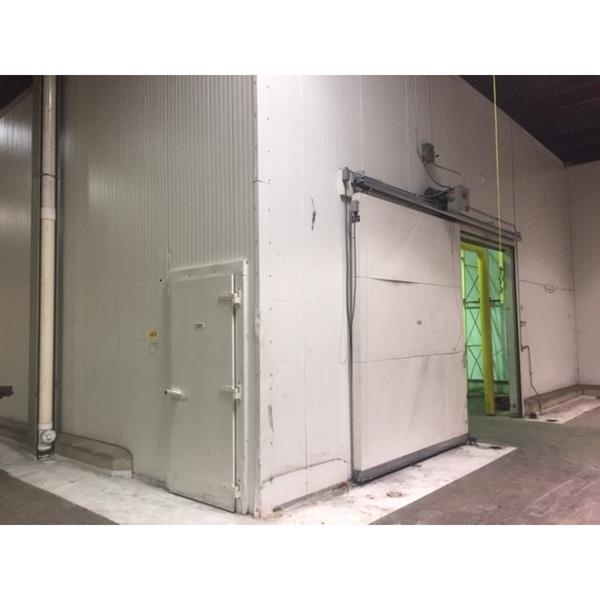 Large drive in cooler or freezer cold storage package for sale.