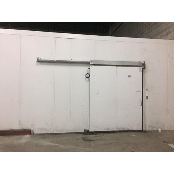 Drive in walk in cooler with forklift access.
