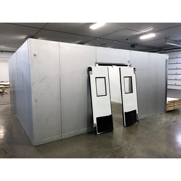 382 Sq Ft Large Walk In Cooler | Used Walk In Refrigerator