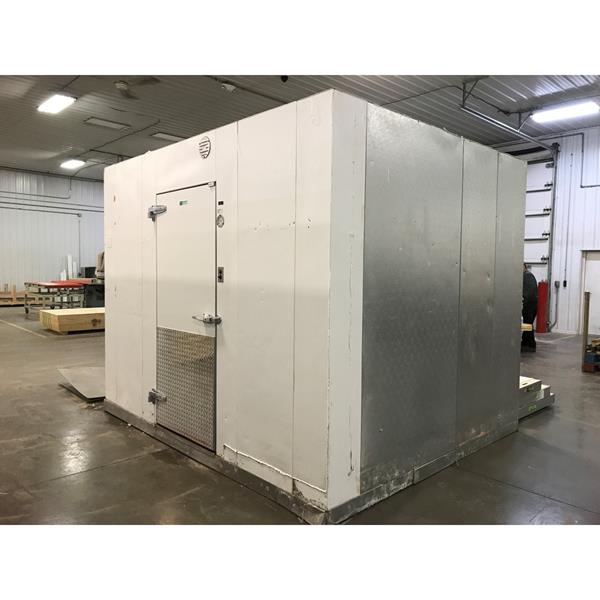 8'8" x 10'7" x 8'8"H Imperial Brown Walk-in Freezer with Floor (92 Sq ...