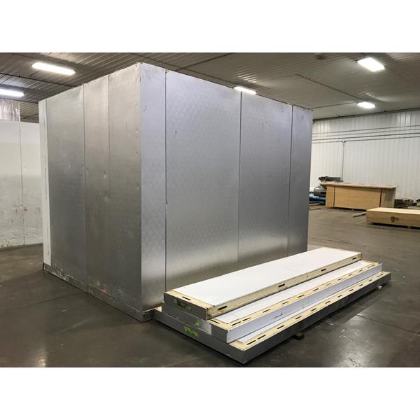 8'8" x 10'7" x 8'8"H Imperial Brown Walk-in Freezer with Floor (92 Sq ...