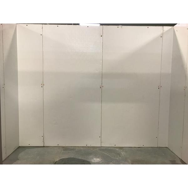 8'8" x 10'7" x 8'8"H Imperial Brown Walk-in Freezer with Floor (92 Sq ...