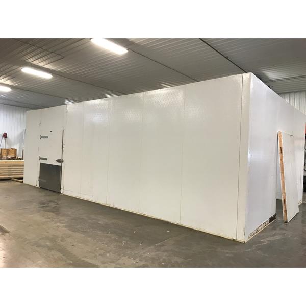 16'x30' Eliason walk-in cold box.