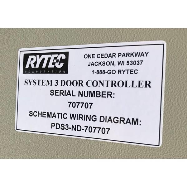 9' x 10' High speed roll-up door by Rytec