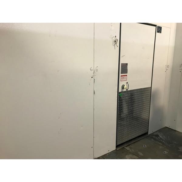 8' x 12' Freezer walk -in package with condensing unit.