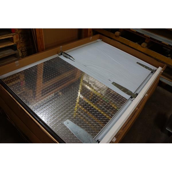 4'x7' Swinging Cooler Door with Face Frame | Barr Commercial Refrigeration