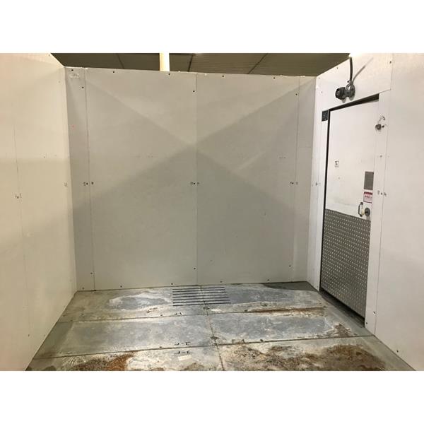 9'8" x 15'5" x 8'8"H WA Brown Walk-in Freezer with Floor (149 Sq. Ft ...