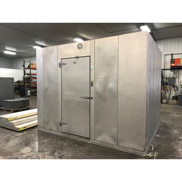 8'8" x 10'7" x 8'8"H WA Brown Walk-in Freezer with Floor (100 Sq. Ft ...