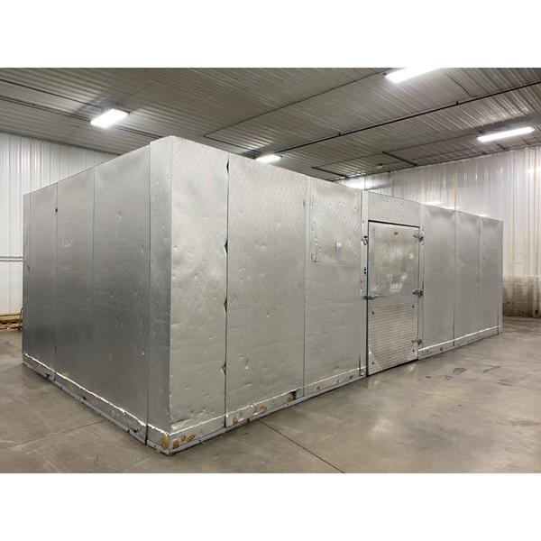 13'6" x 27'11" x 8'5"H Brown Walk-in Cooler (377 Sq. Ft.) | Barr ...