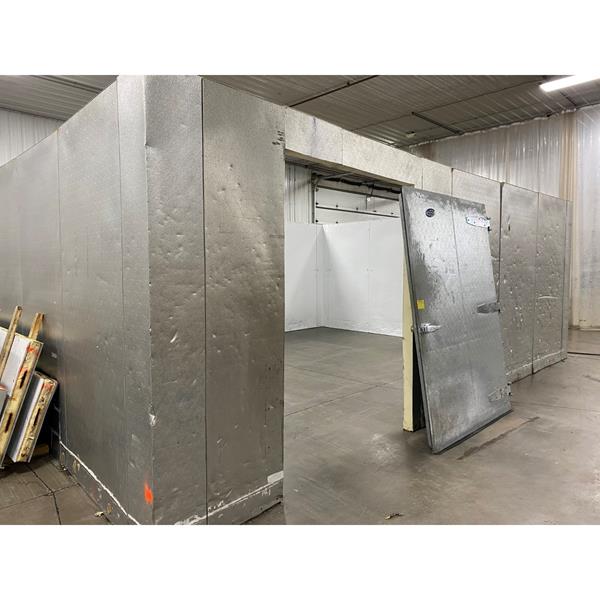 17'4" x 23'1" x 8'5"H (9'5"H w-beam) Brown Walk-in Cooler (399 Sq. Ft ...