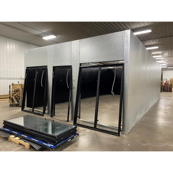 17' x 34' x 10'H Walk-in Cooler with Glass Doors / Beer Cave (578 Sq ...