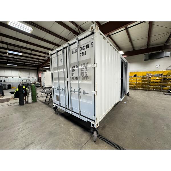 8'x20' Dry Storage Container with Cargo & Service Door (160 Sq. Ft ...