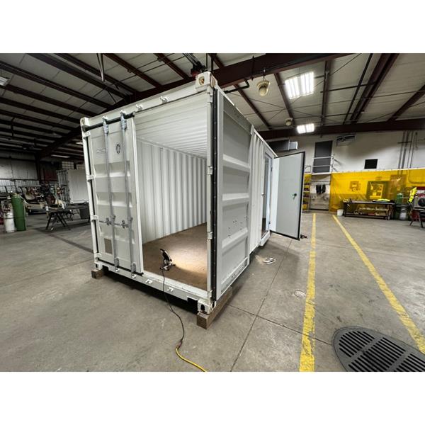 8'x20' Dry Storage Container with Cargo & Service Door (160 Sq. Ft ...