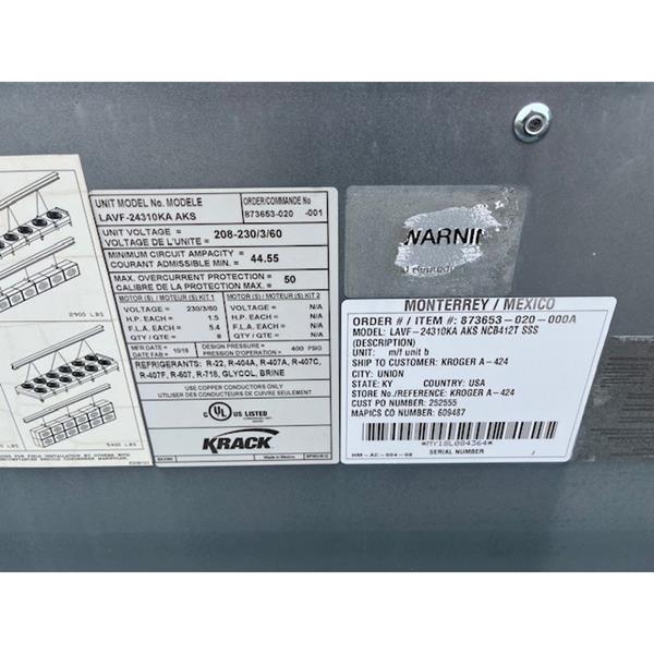 50 HP Medium Temperature Compressor Rack & Remote Condenser Package ...