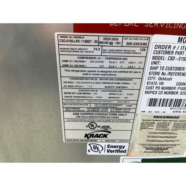 15 HP New-Surplus Low Temp System (208/230v) (15 HP) | Barr Commercial ...